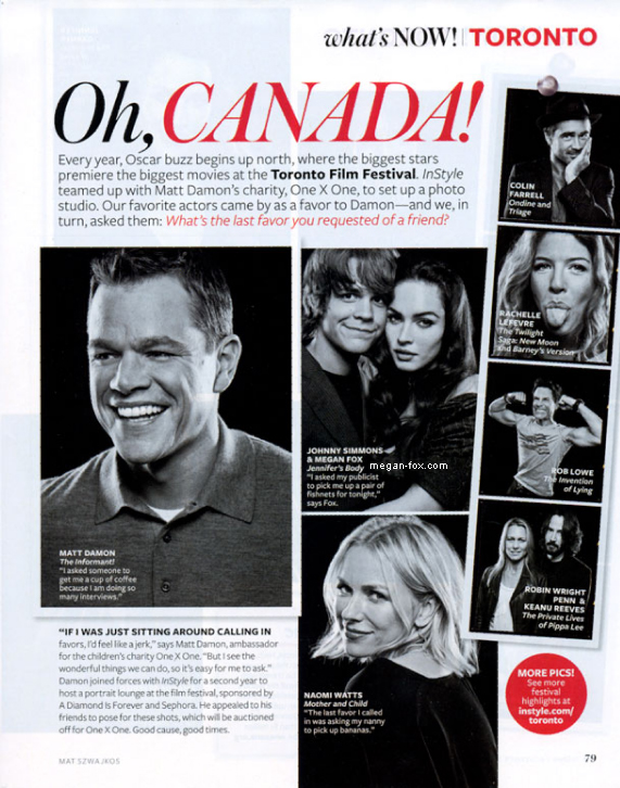 InStyle - November - 01 - Megan Fox Pictures